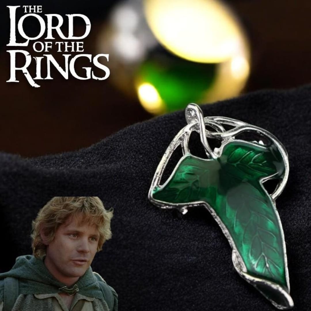 Enchanted Elf Green Leaves Brooch Tolkien-inspired Galadriel Legolas ...