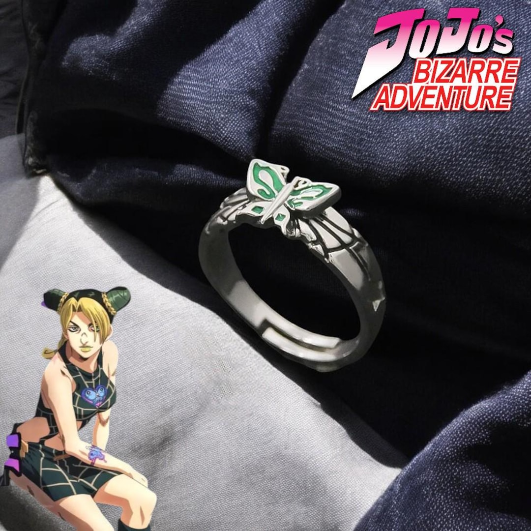 Jojo's Bizarre Adventure Adjustable Rings Jolyne Cujoh Butterfly ...