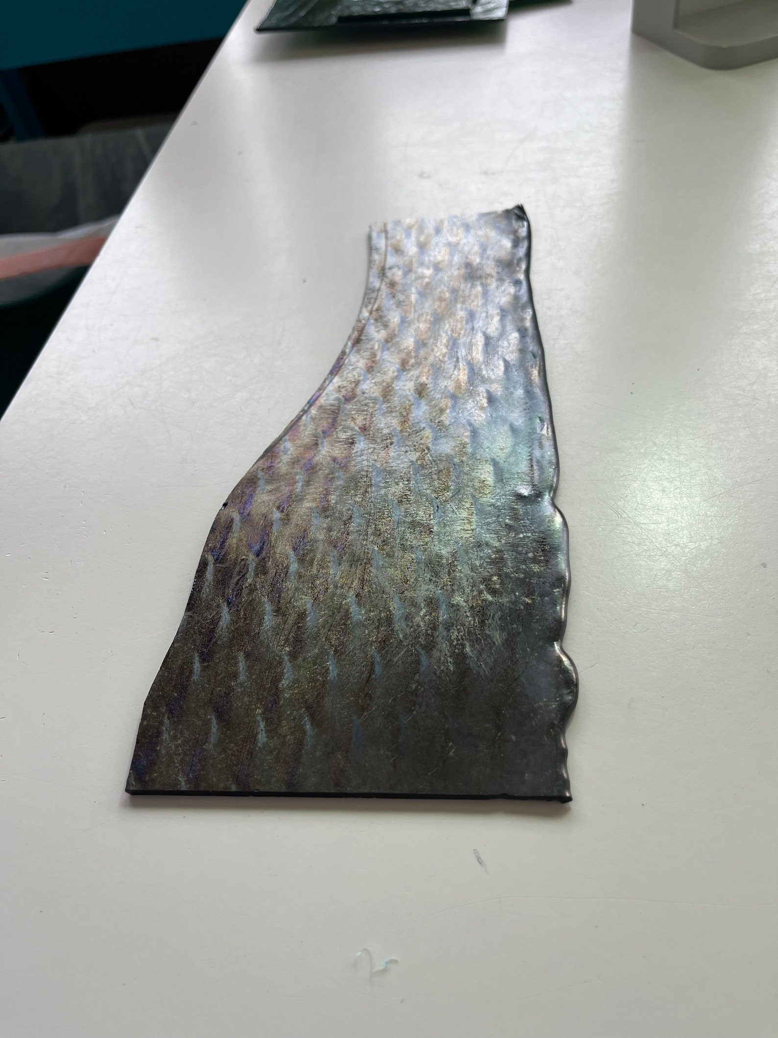 Extra Large Iridescent COE 90 Glass Scraps - Etsy