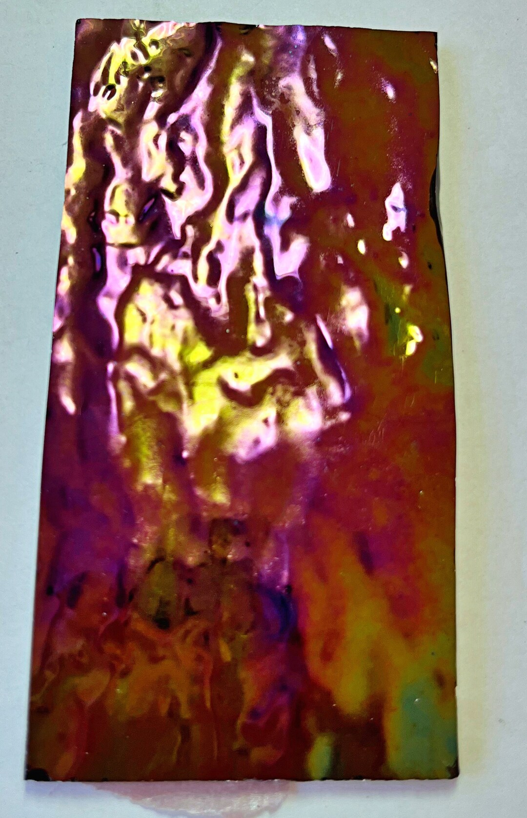 COE 90 Bullseye Iridescent Texture Large Scrap Glass - Etsy