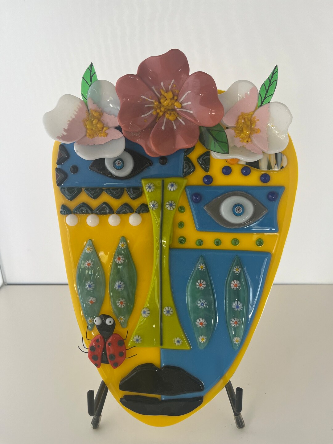 Fused Glass Masks - Etsy