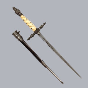Antique Stiletto Dagger 1600s 17th Century Italy Italian Original ...