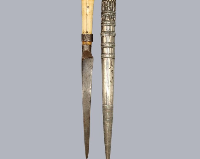 Antique Persian Kard Knife 19th Century Khanjar Dagger Islamic Arabic ...