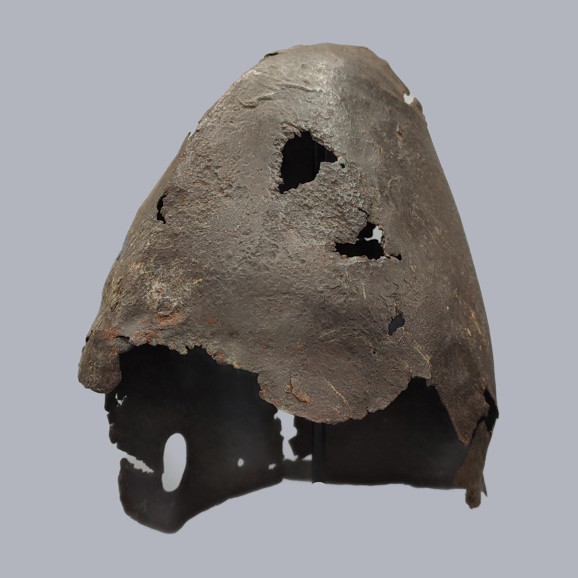 Antique Fragmental Bucket Helmet Cabasset 16th Century Medieval Middle ...