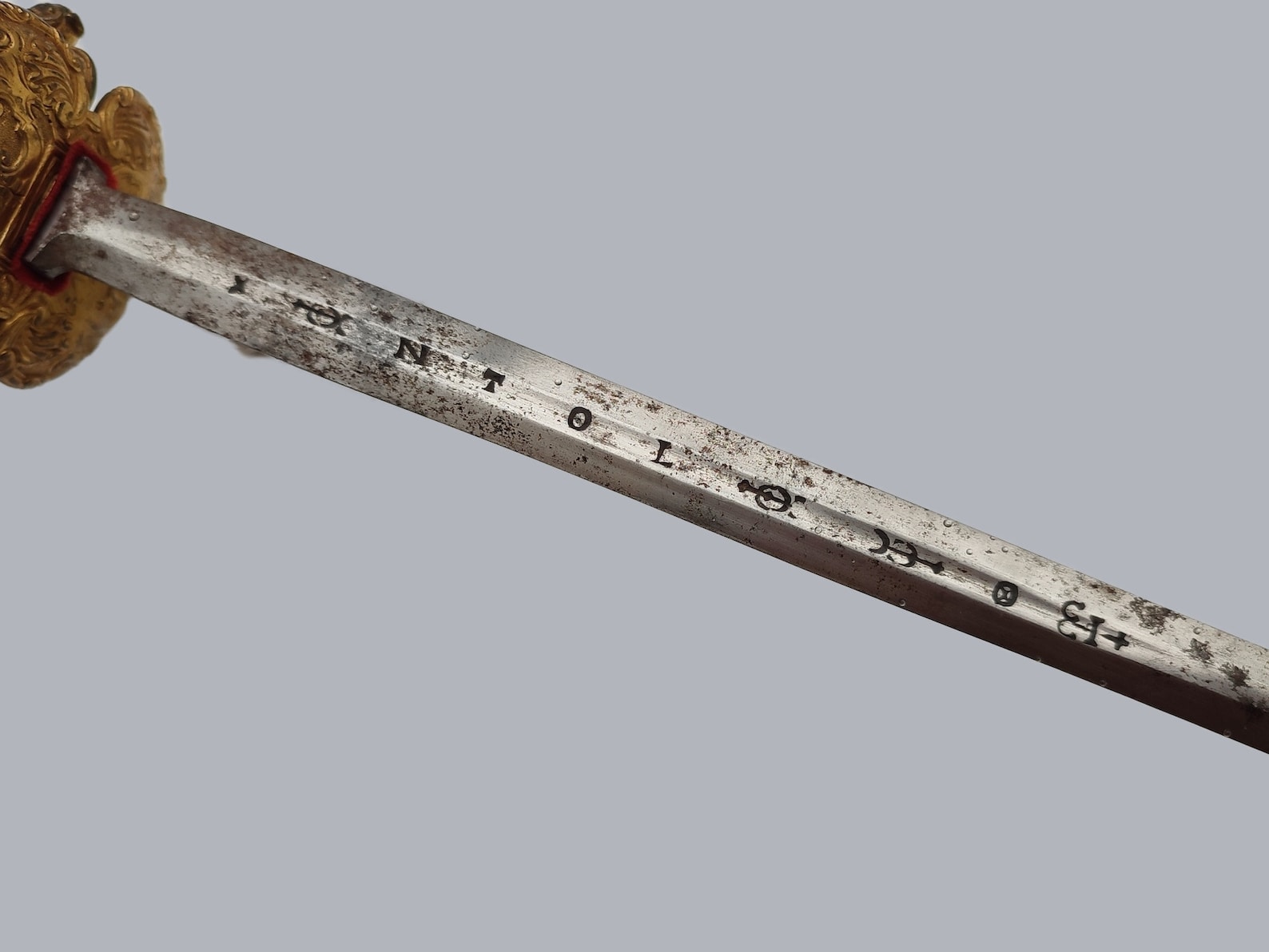 Antique Smallsword With Gilded Bronze Ormolu Hilt 1700s 18th Century ...