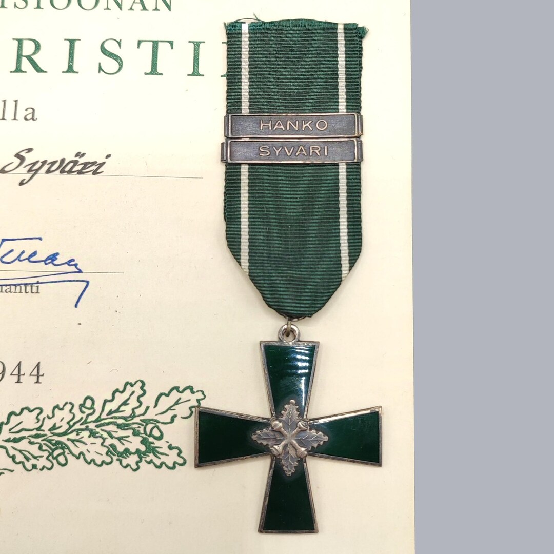 Vintage Finnish Commemorative Cross of the 17th Division With ...