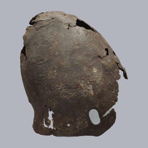 Antique Fragmental Bucket Helmet Cabasset 16th Century Medieval Middle ...