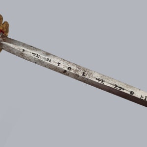 Antique Smallsword With Gilded Bronze Ormolu Hilt 1700s 18th Century ...