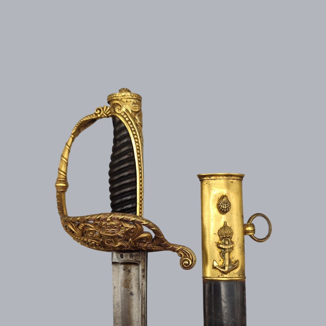 Antique Sabre of a French Naval Officer M/1853 France Sword Napoleon ...