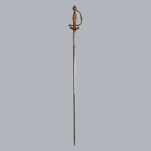 Antique Smallsword With Gilded Bronze Ormolu Hilt 1700s 18th Century ...