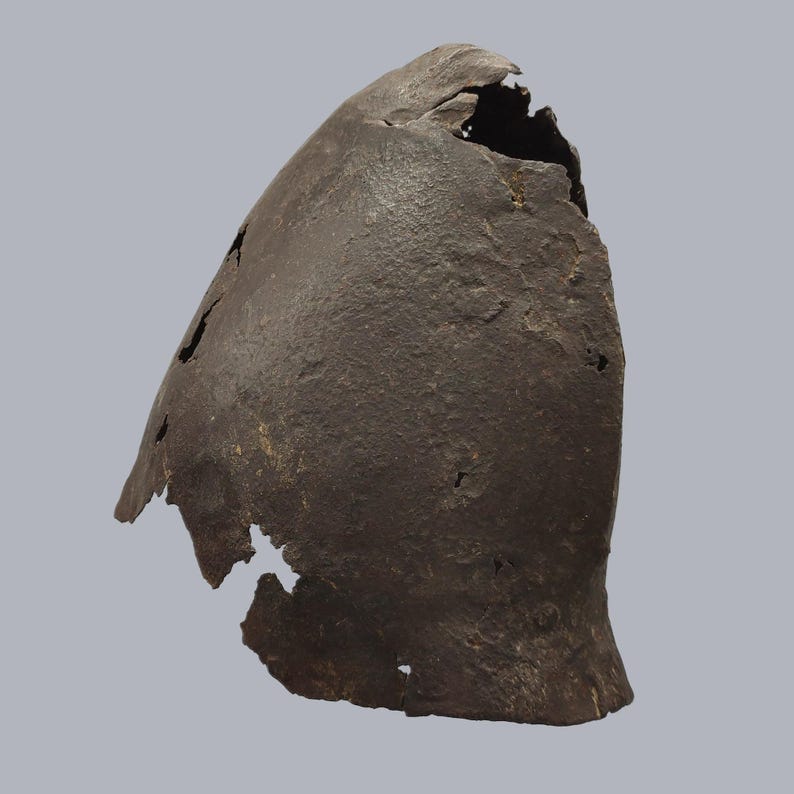 Antique Fragmental Bucket Helmet Cabasset 16th Century Medieval Middle ...
