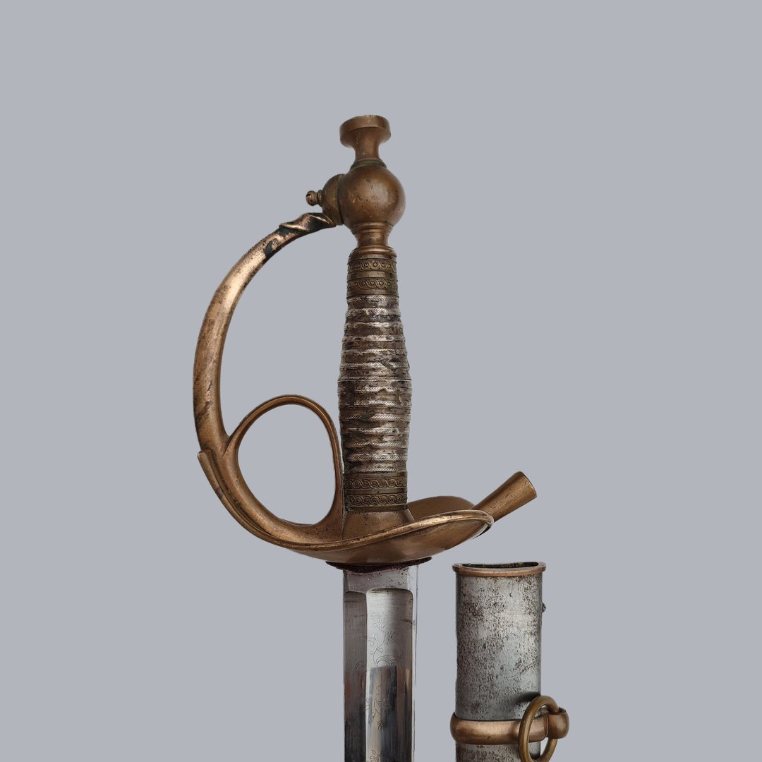 Antique M/1833 Albertina Sword From 1800s Italy Italian Military With ...