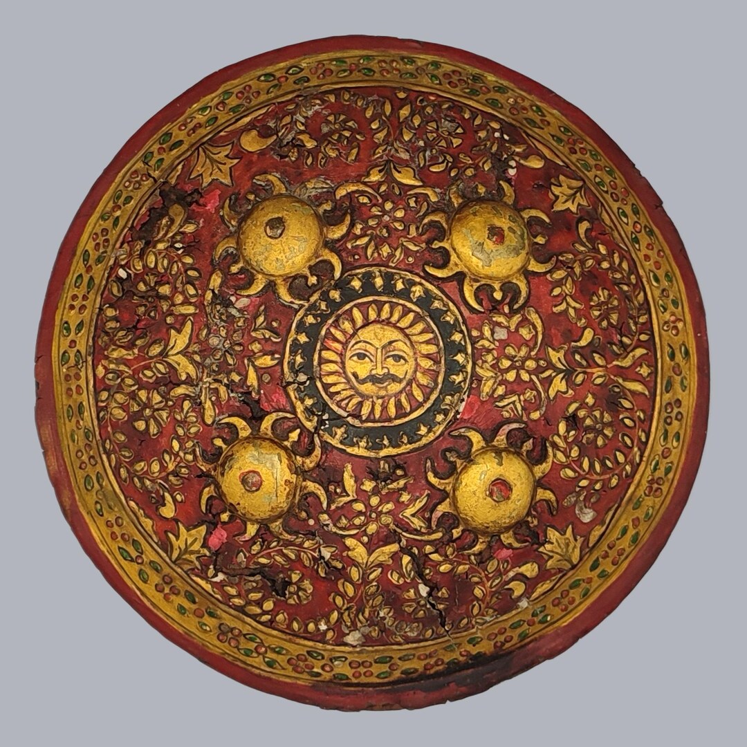 Antique Indian Buckler Shield 19th Century Steel 1800s Vintage Sikh ...