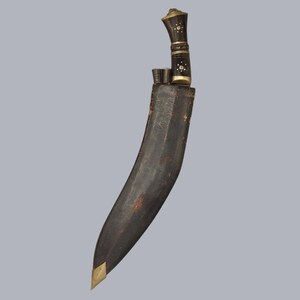 Vintage Indian Kukri Knife Antique Khukuri Nepal Nepalese South Asian ...