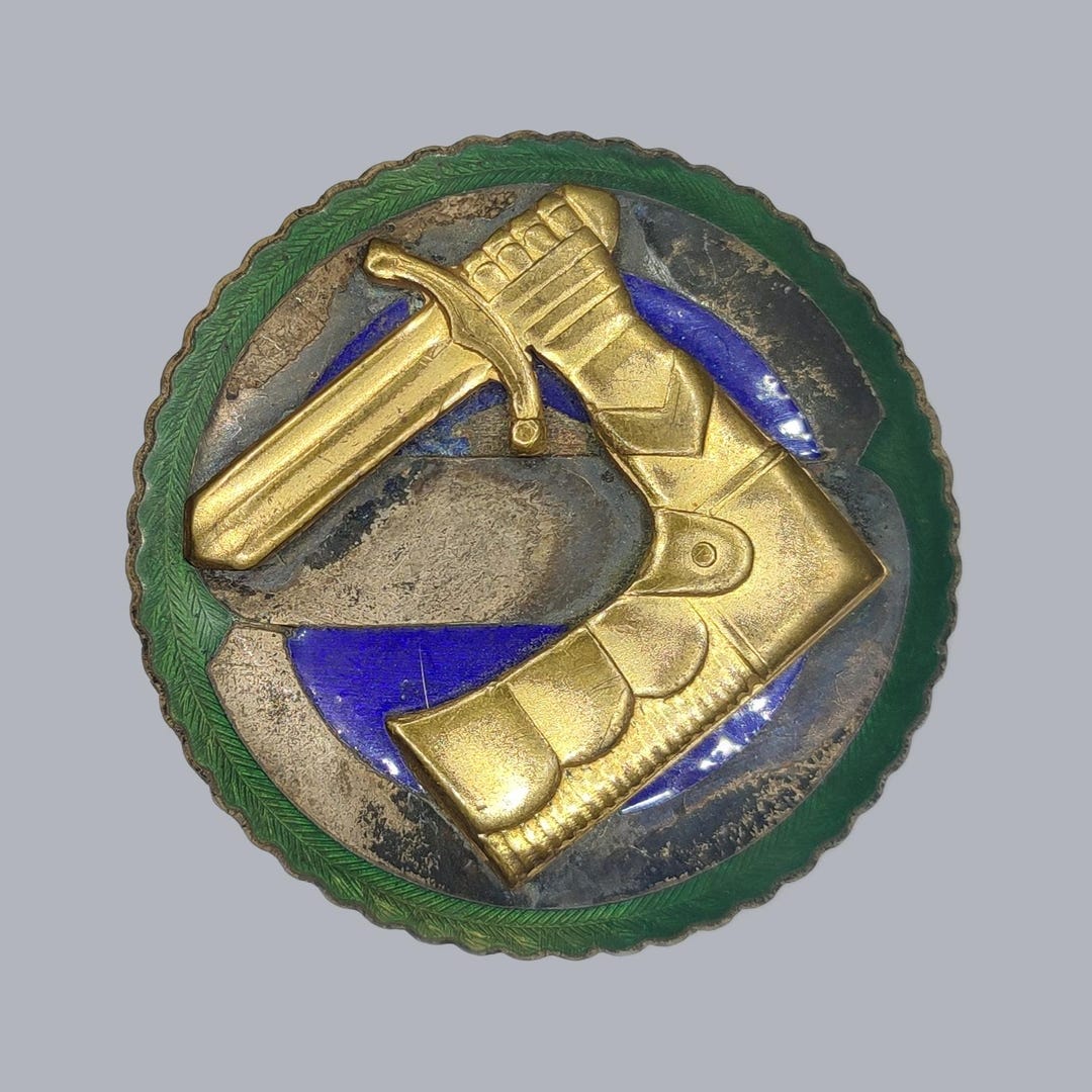Vintage Finnish Civil Guard M/1932 Badge of Military Proficiency (merit ...