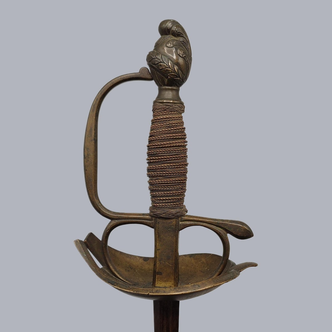 Antique Spanish Brass-hilted Smallsword 18th Century Dueling Sword ...
