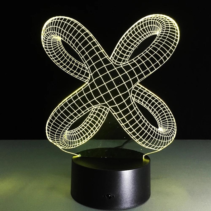 3d Optical Illusion Lamp - Etsy