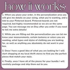 Romantic Goth Style Bundle Vampy Thrifted Style Box Personalized ...