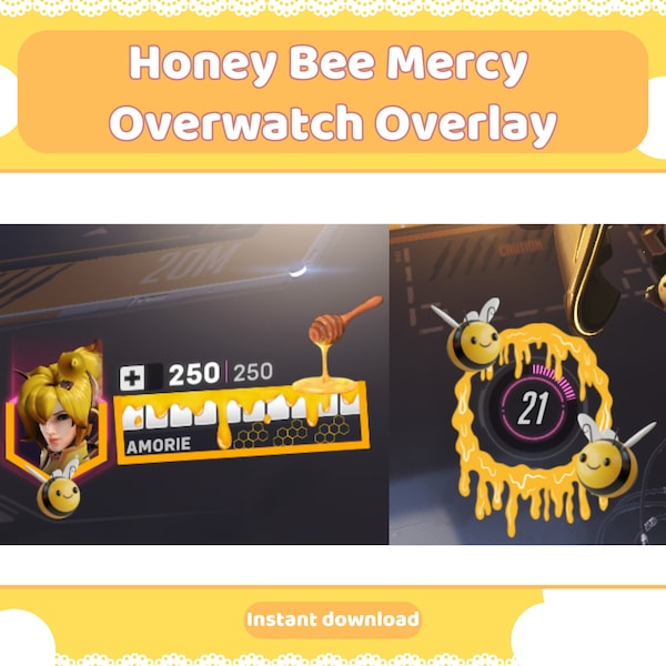 Honey Bee Mercy Emotes - Etsy