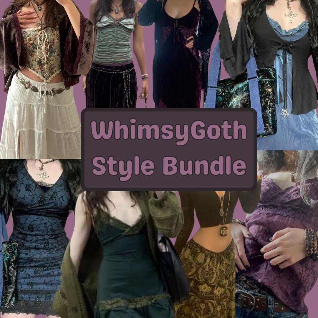 Whimsigoth Thrifted Style Bundle | Curated Clothing Box - Etsy