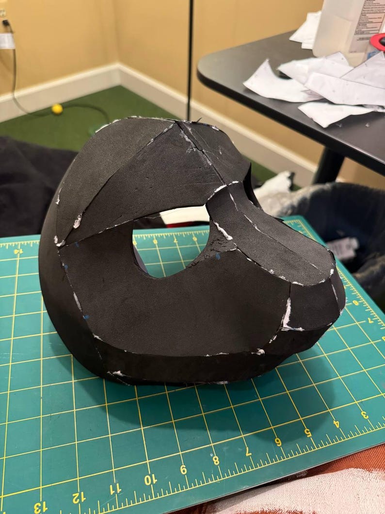 Kemono Fursuit Head Base Pattern: Equine/bovine EVA Foam (PDF Download ...