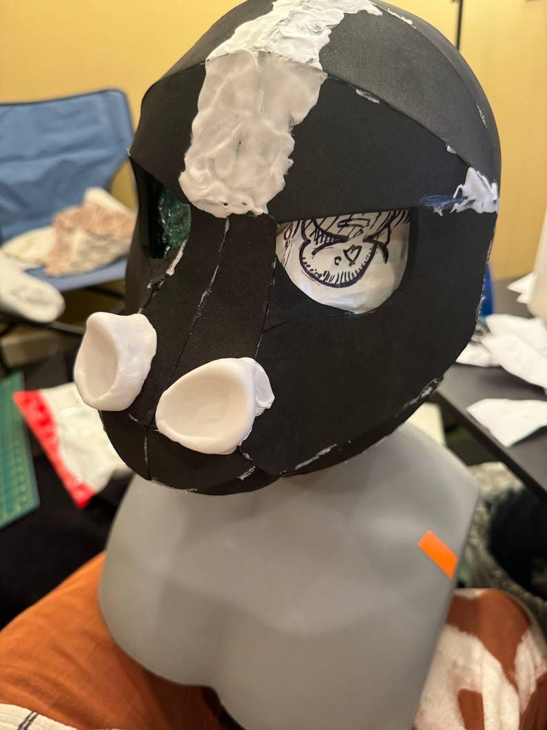 Kemono Fursuit Head Base Pattern: Equine/bovine EVA Foam (PDF Download ...