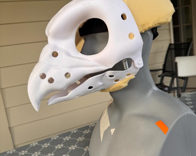 Ready-to-fur | Moving Jaw | Eagle/falcon/bird 3D Printed Fursuit ...