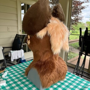 Premade Mullet Hyena Fursuit Head Hand Carved, Hand Sewn - Etsy