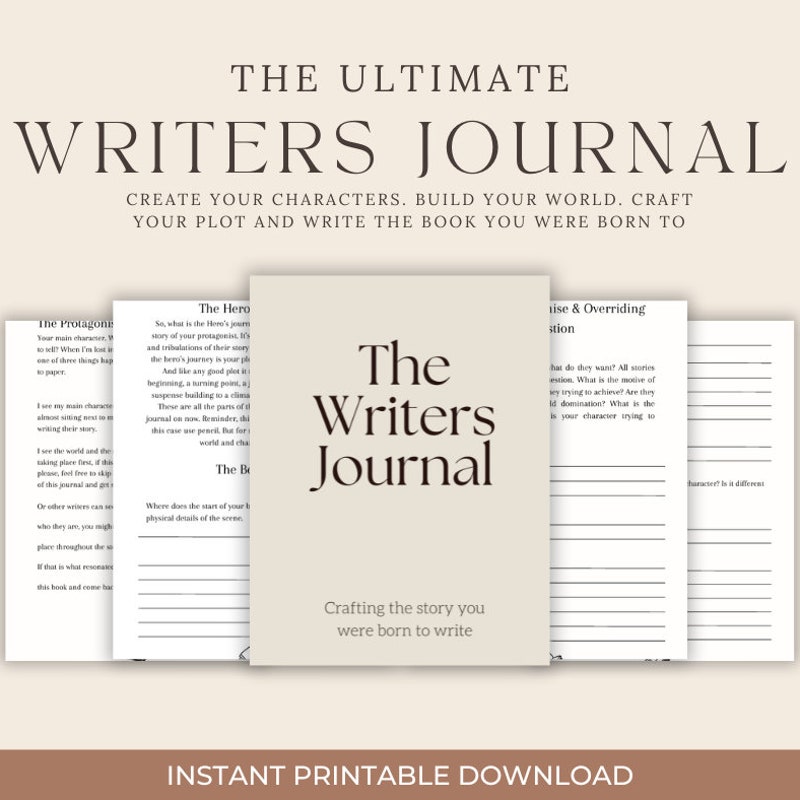 Writers Journal - Etsy