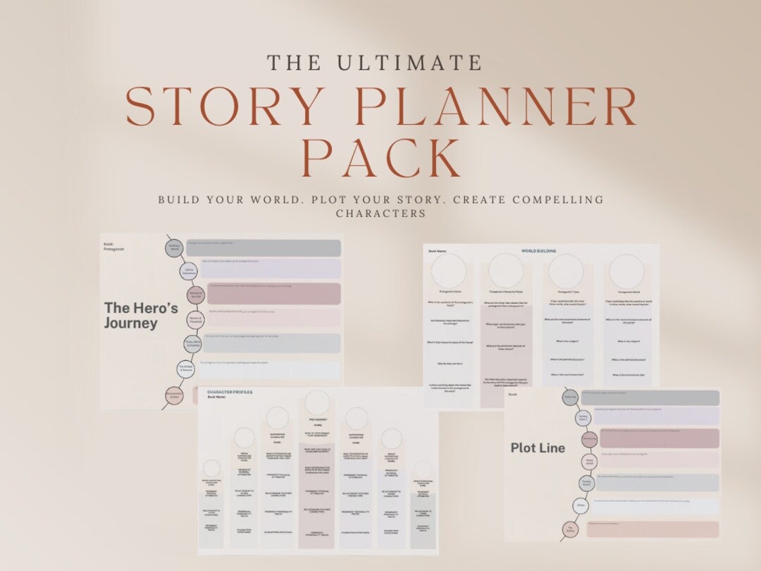 Story Planner Pack - Etsy