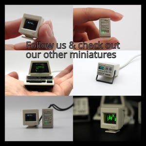 Miniature 386 Desktop Computer Replica: Retro PC Tower With Boot-up ...