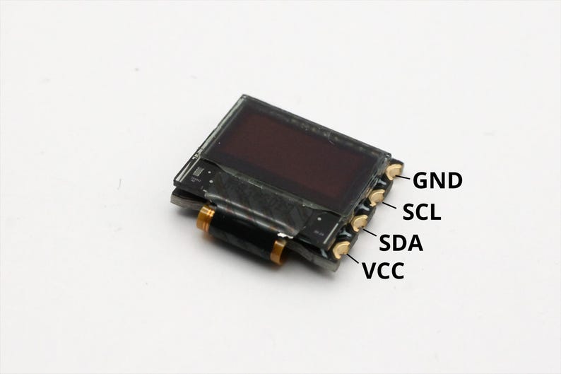 Smallest I2C OLED Display Screen, 60x32, Miniature DIY Project - Etsy