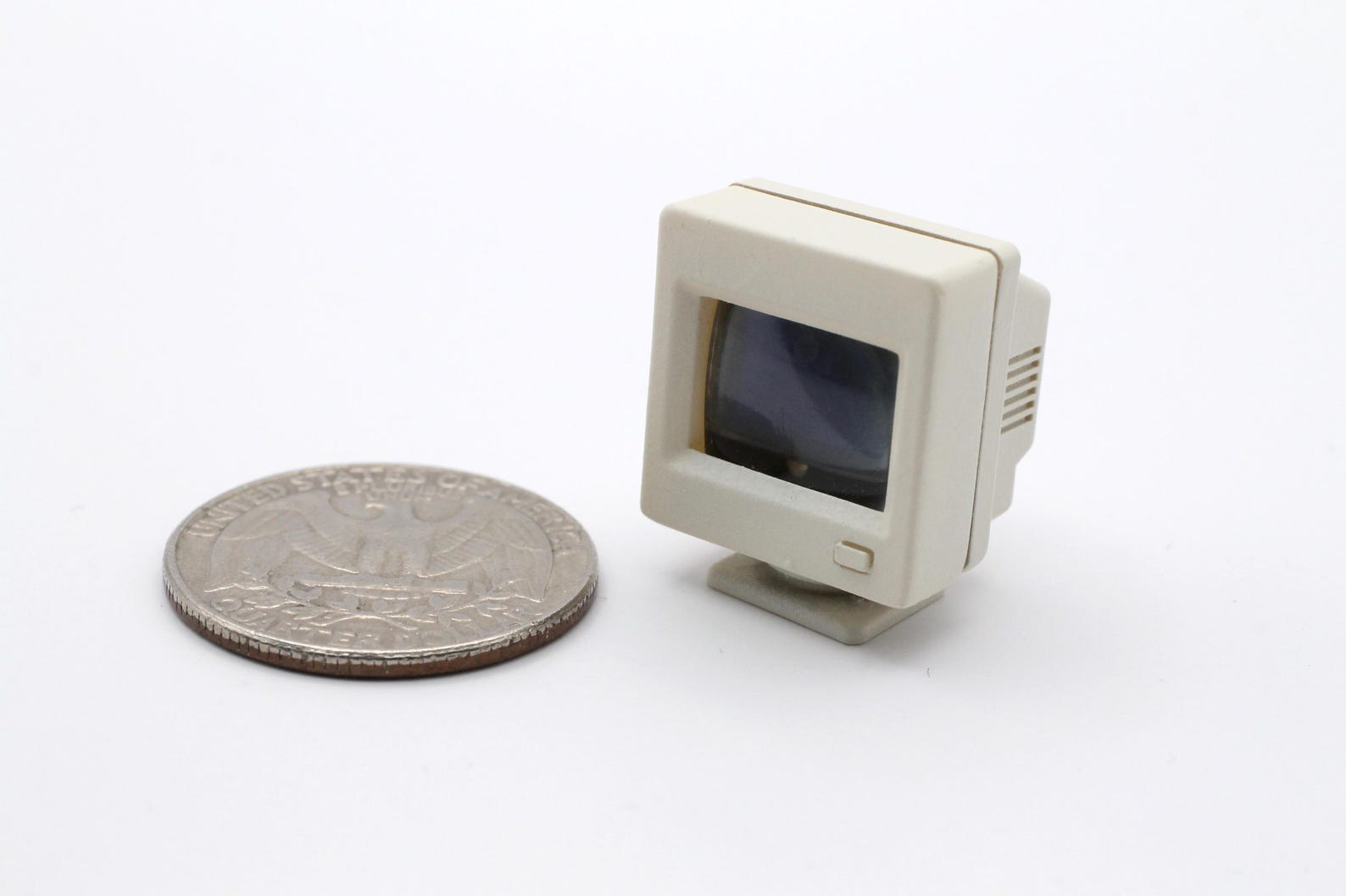 Miniature CRT Monitor: Retro MS-DOS Desktop Decor - Etsy
