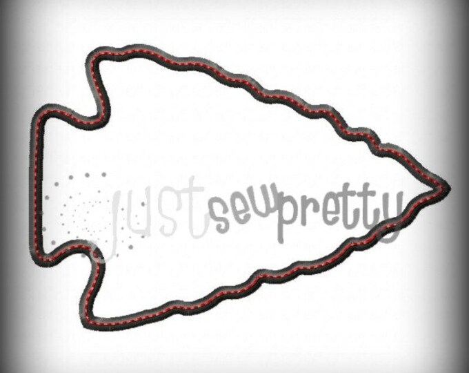 Arrowhead Embroidery Applique Design - Etsy