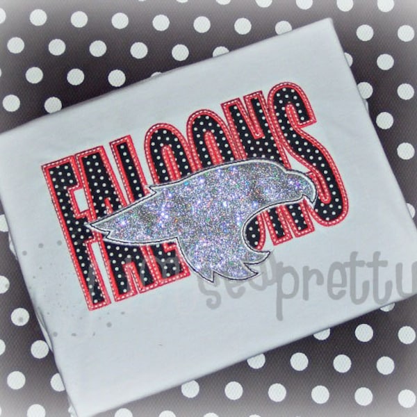 Falcon Embroidery Design - Etsy