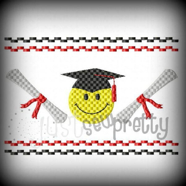 Graduate Graduation 5x7 Machine Smocked Embroidery Design | Etsy