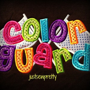 Color Guard Flags Embroidery Applique Design - Etsy