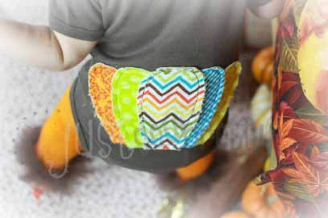 Turkey Butt Feathers Raggy and Satin Add on Machine Embroidery | Etsy