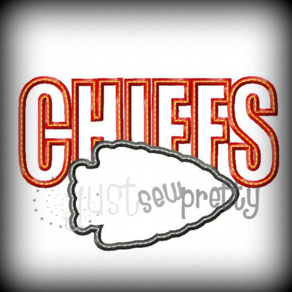 Kansas City Chiefs Embroidery Design - Etsy