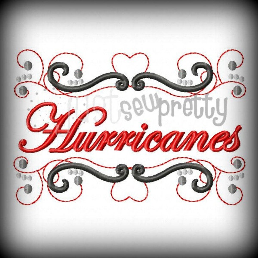 Hurricanes Pride Embroidery Design - Etsy