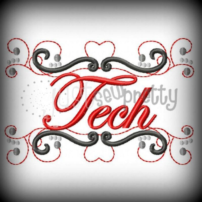 Texas Tech Embroidery - Etsy