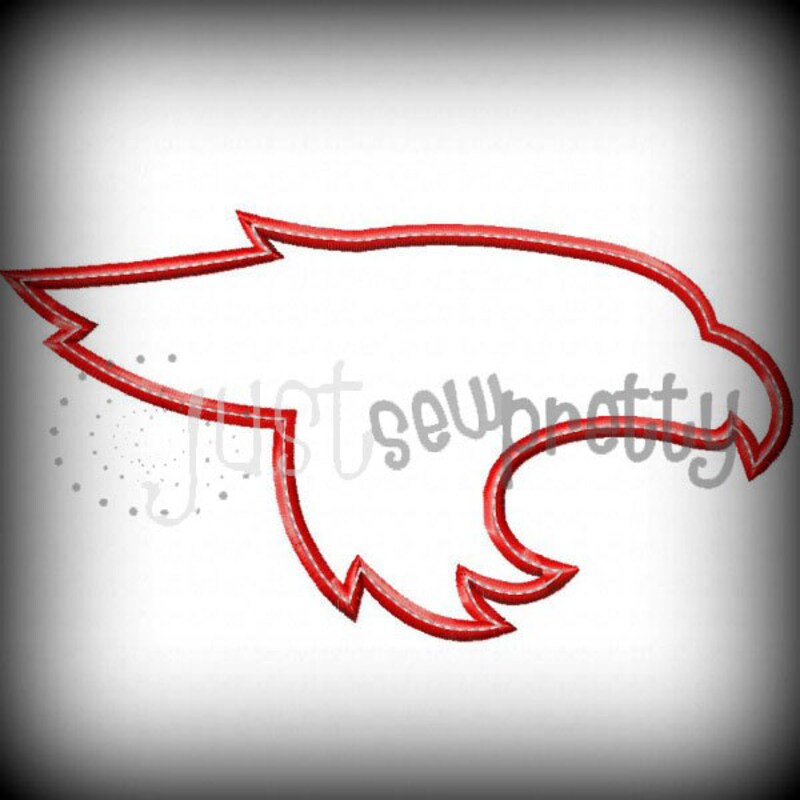 Falcon Embroidery Design - Etsy