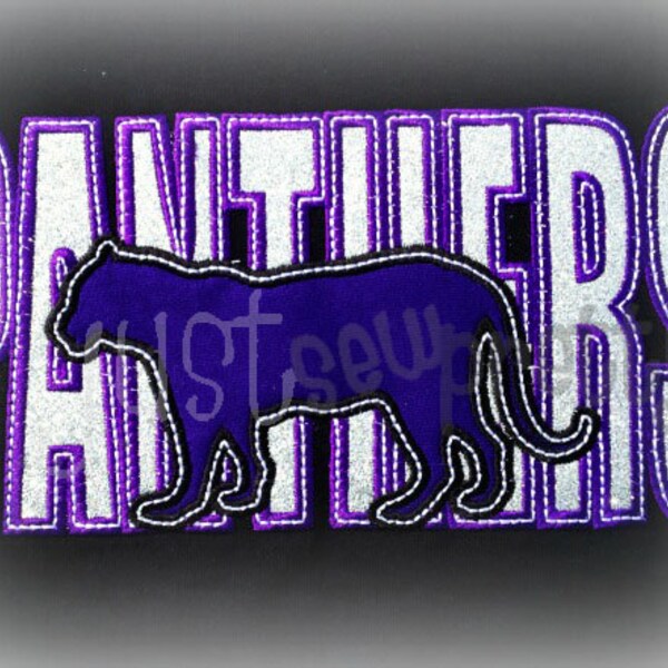 Panthers Embroidery - Etsy