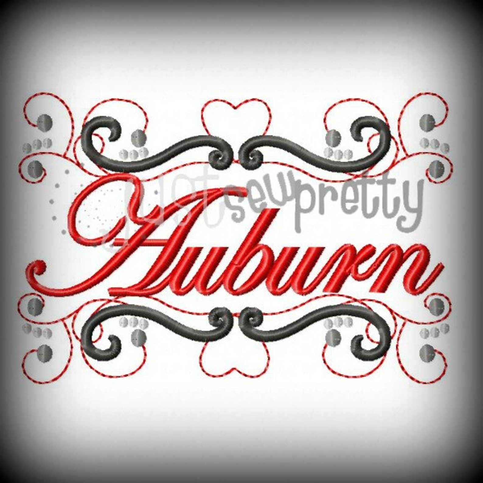 Auburn HS Pride Embroidery Design | Etsy