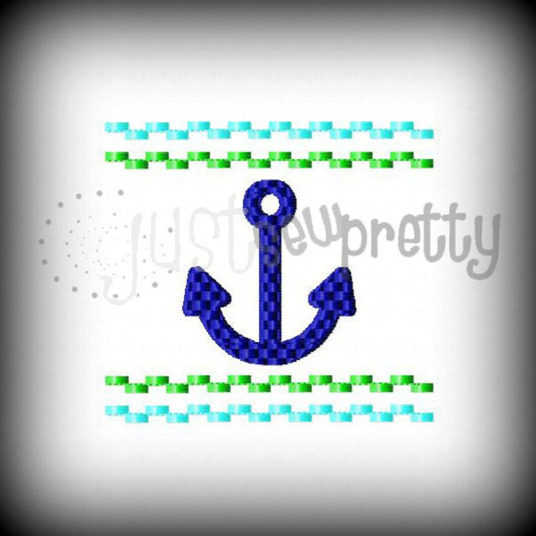 Anchor 4x4 Machine Smocked Embroidery Design - Etsy