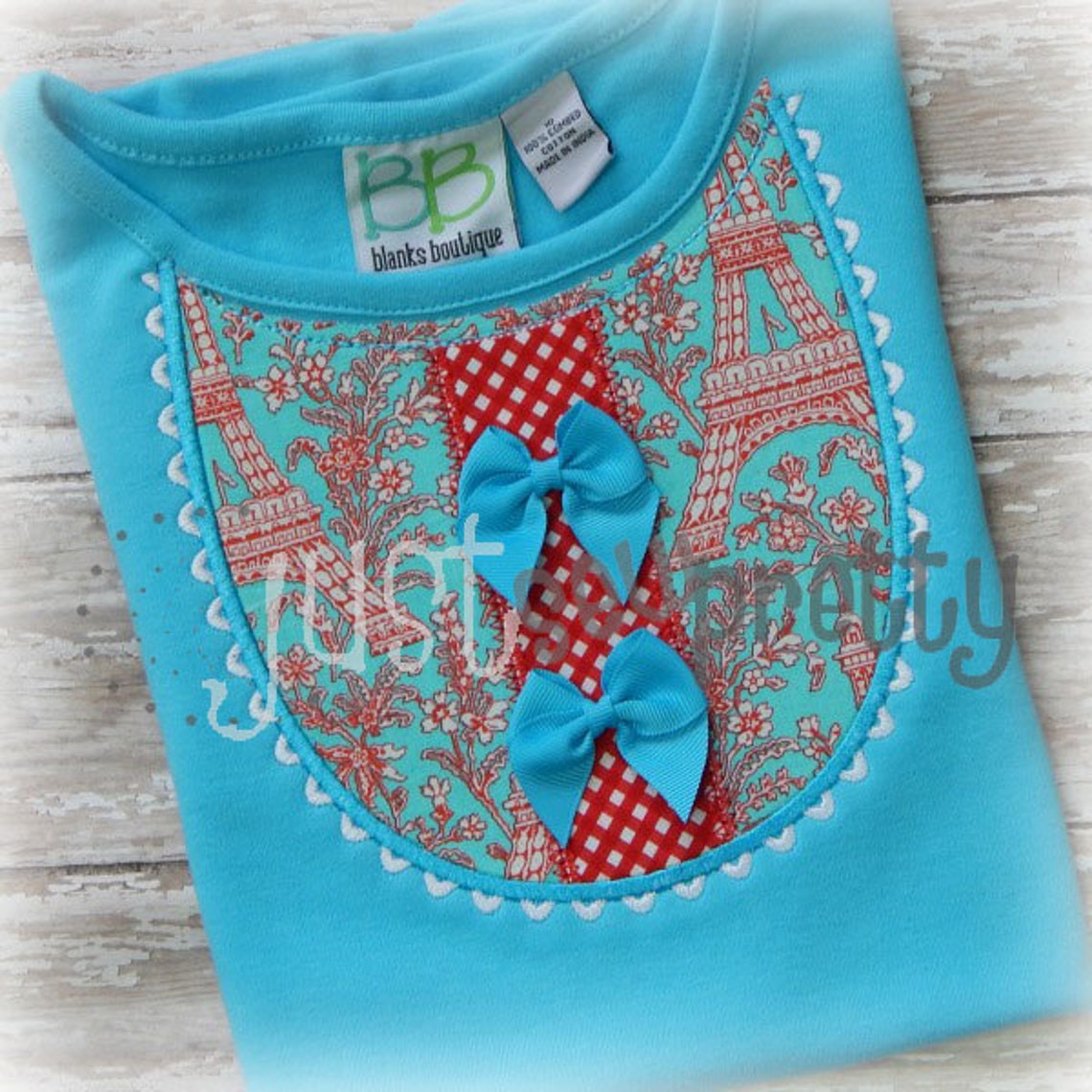 Bib With Placket Machine Embroidery Design - Etsy