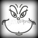 Mean Face Embroidery Applique Design - Etsy