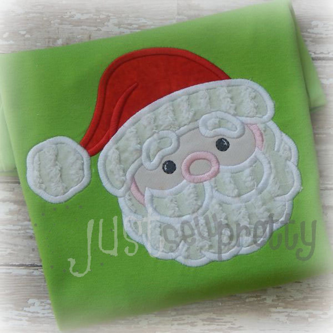 Cute Santa Embroidery Applique Design - Etsy