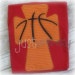 Basketball Cross Embroidery Applique Design | Etsy