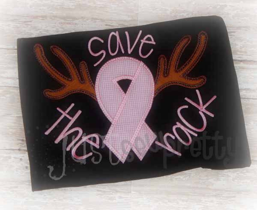Save the Rack Awareness BC Embroidery Applique Design - Etsy